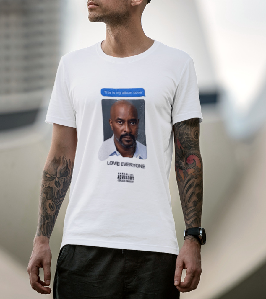This Is My Album Cover Love Everyone Parental Advisory Explicit Content T-Shirt