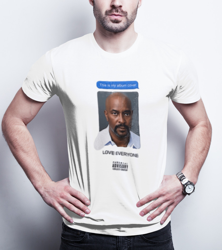 This Is My Album Cover Love Everyone Parental Advisory Explicit Content T-Shirt