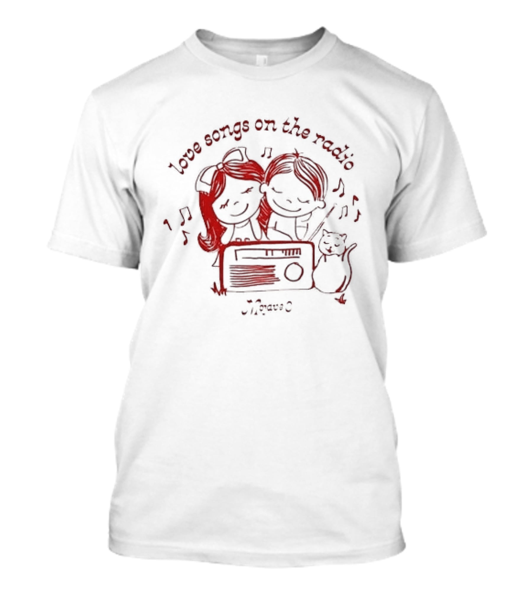 Unified Goods Mojave 3 Love Songs On The Radio Red T-Shirt