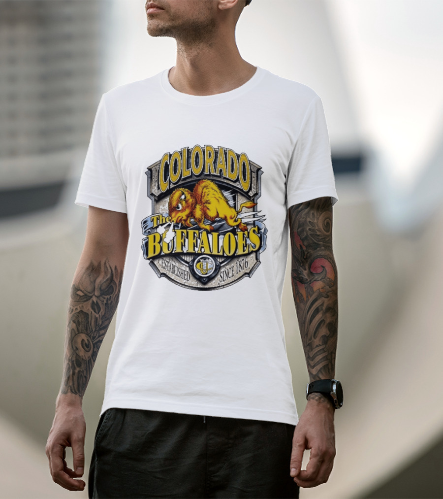 Colorado Buffaloes CU The Buffaloes Established Since 1876 T-Shirt