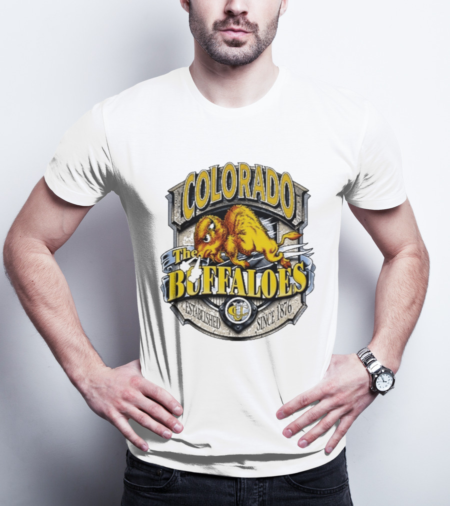 Colorado Buffaloes CU The Buffaloes Established Since 1876 T-Shirt