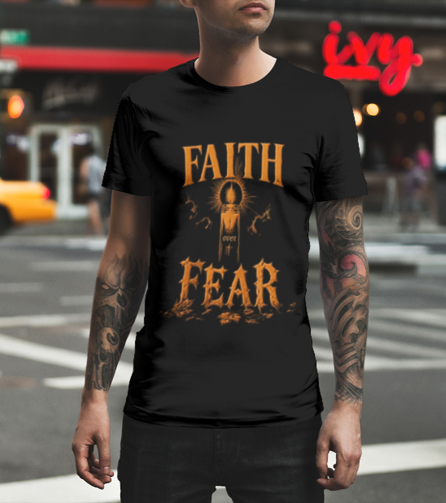 Faith Over Fear Spooky Halloween T-Shirt