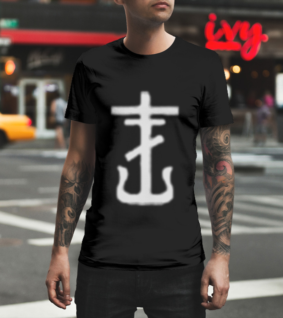 Frank Iero Parachutes 10 Year Anniversary Anchor T-Shirt