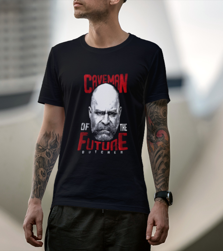 Caveman Of The Future Butcher Iconic Face T-Shirt