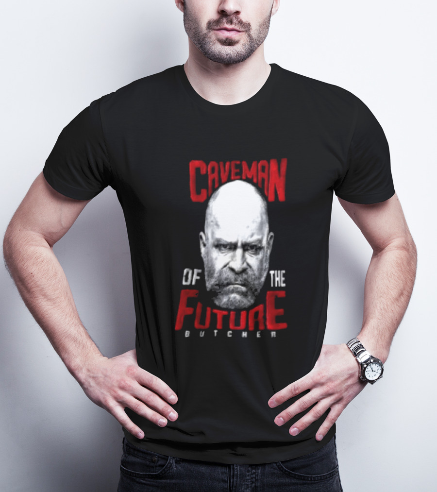 Caveman Of The Future Butcher Iconic Face T-Shirt