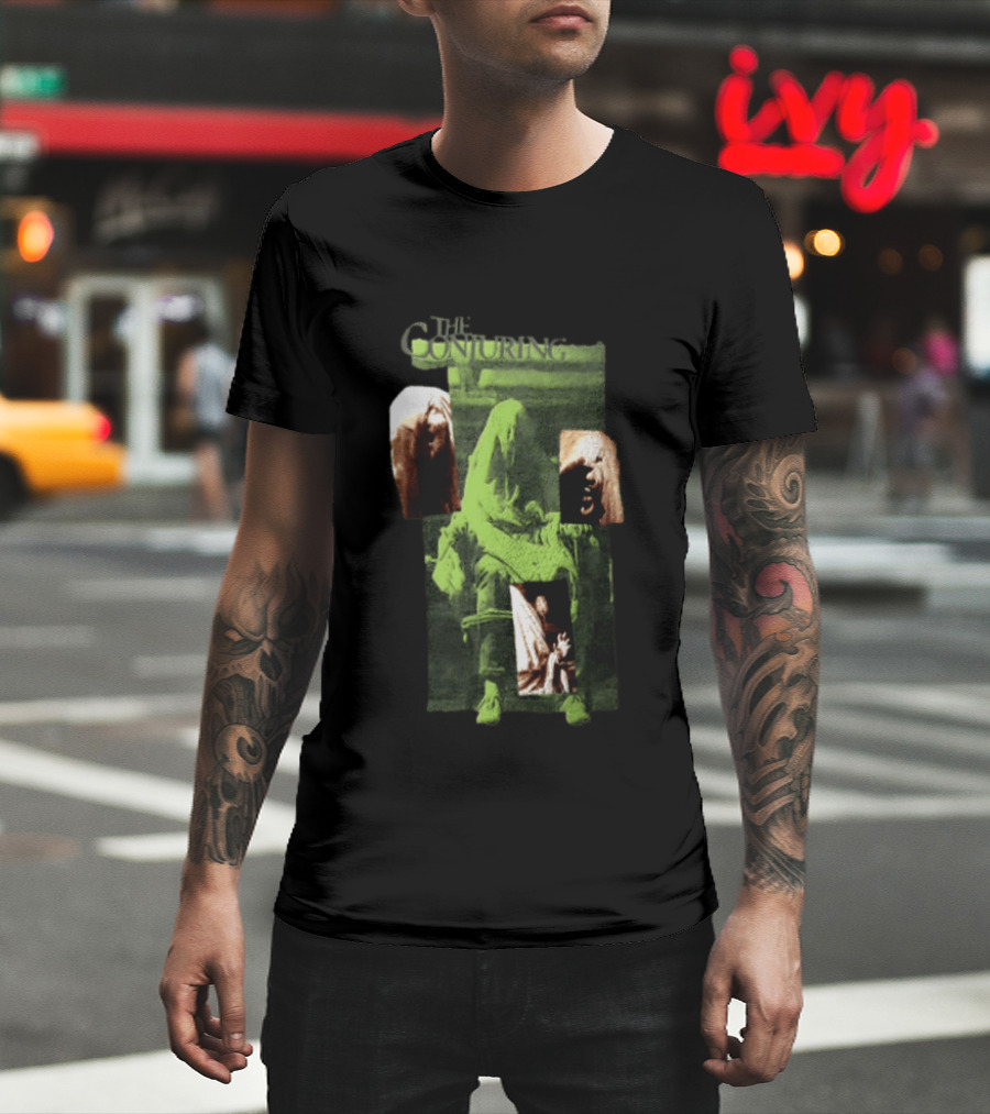 The Conjuring Horror Imagery And Eerie Figures T-Shirt