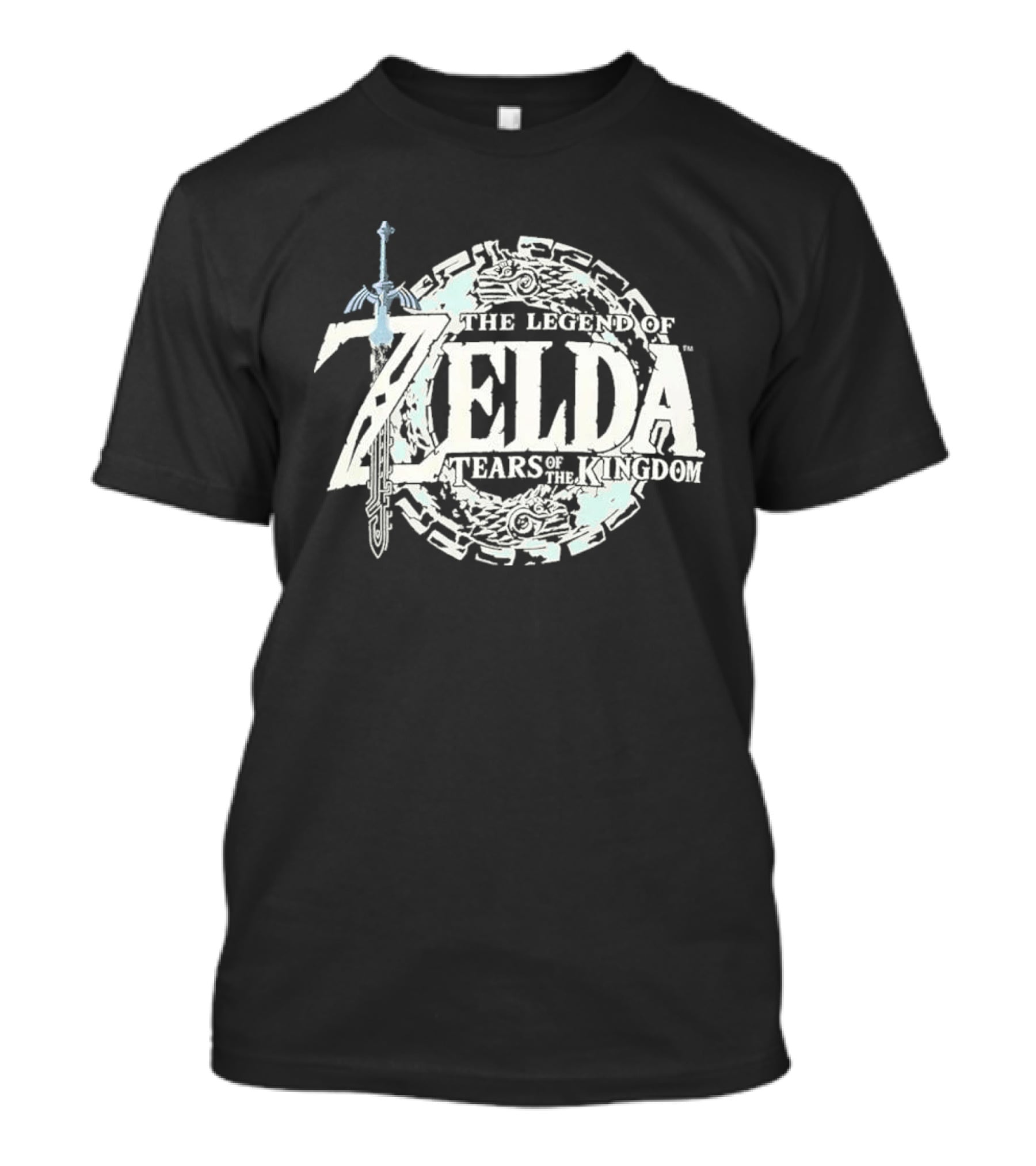 The Legend Of Zelda Tears Of The Kingdom Logo And Master Sword Element T-Shirt