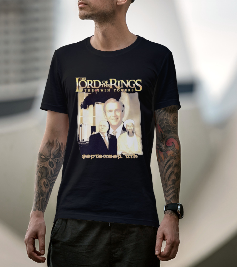 The Lord Of The Rings The Twin Towers September 11th T-Shirt
