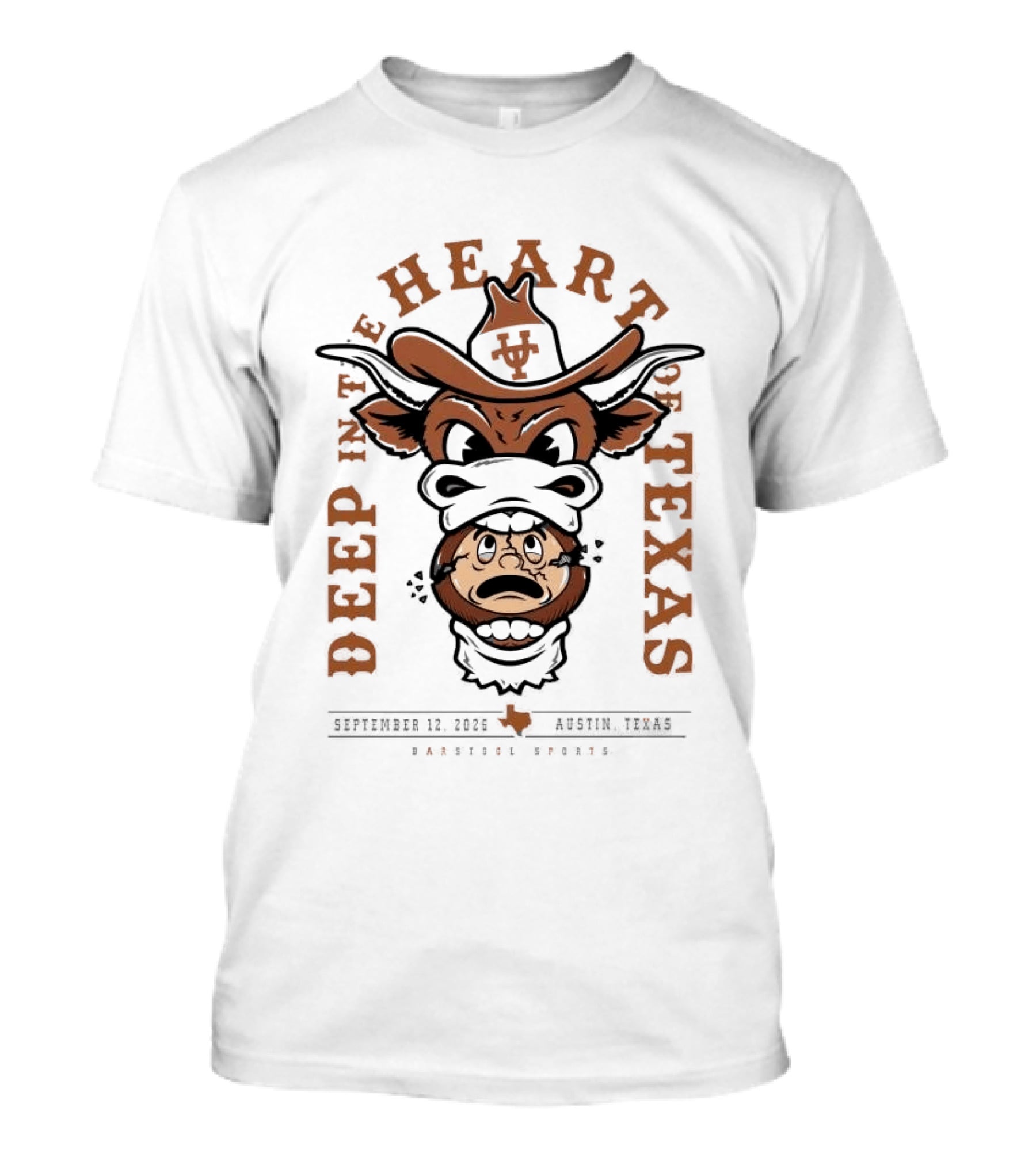 Deep In The Heart Of Texas September 12 2026 Austin Texas Barstool Sports T-Shirt