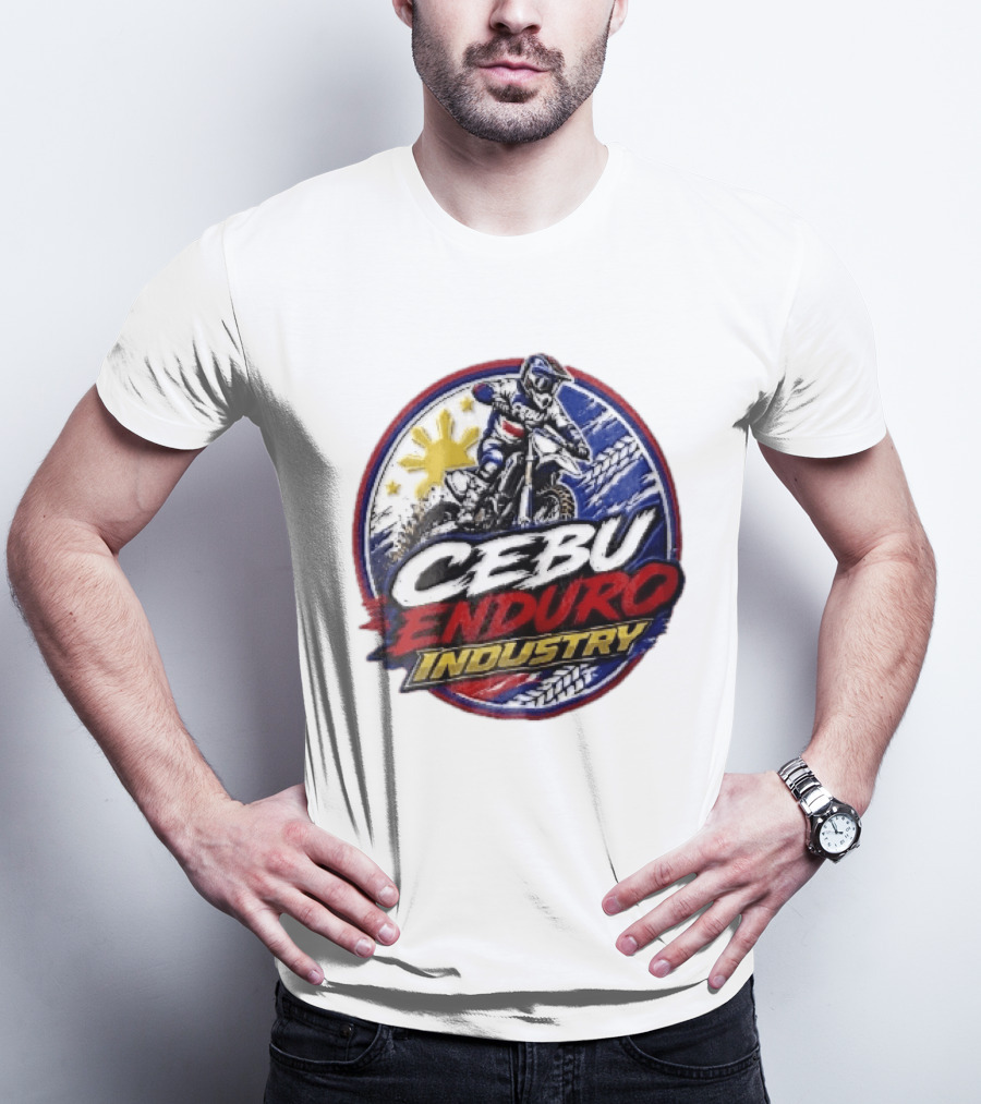 Cebu Enduro Industry Motocross Rider Dirt Bike Philippine Sun Adventure T-Shirt