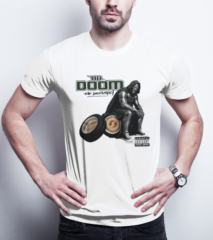 Dr Doom The Documentary Marvel Hip Hop Parental Advisory T-Shirt