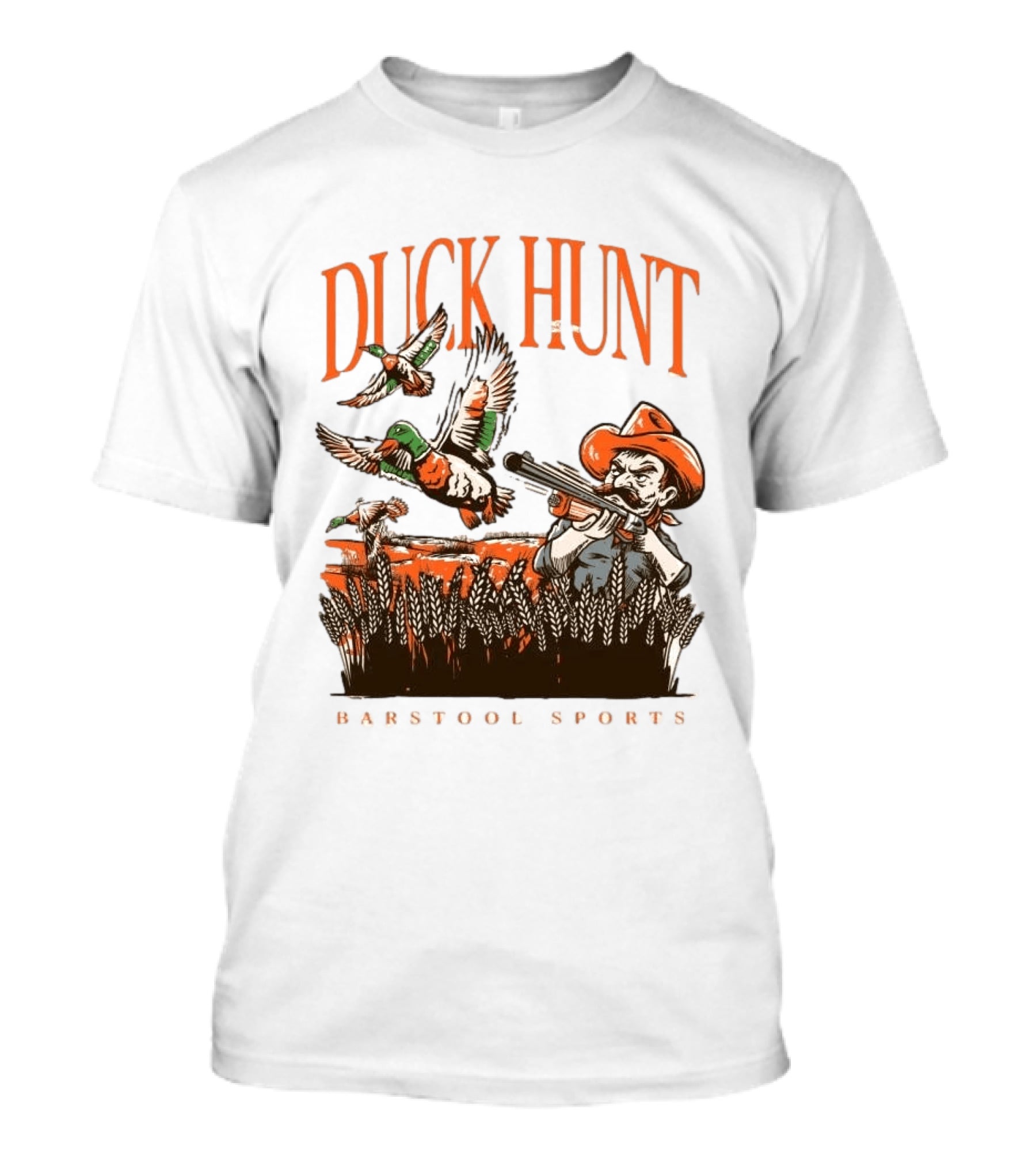 Duck Hunt Barstool Sports Vintage Hunting Scene T-Shirt