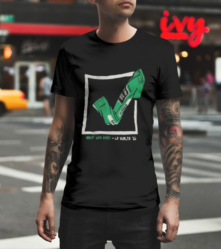 Wout Van Aert La Vuelta 26 Visma Lease A Bike Skoda Cycling Jersey T-Shirt