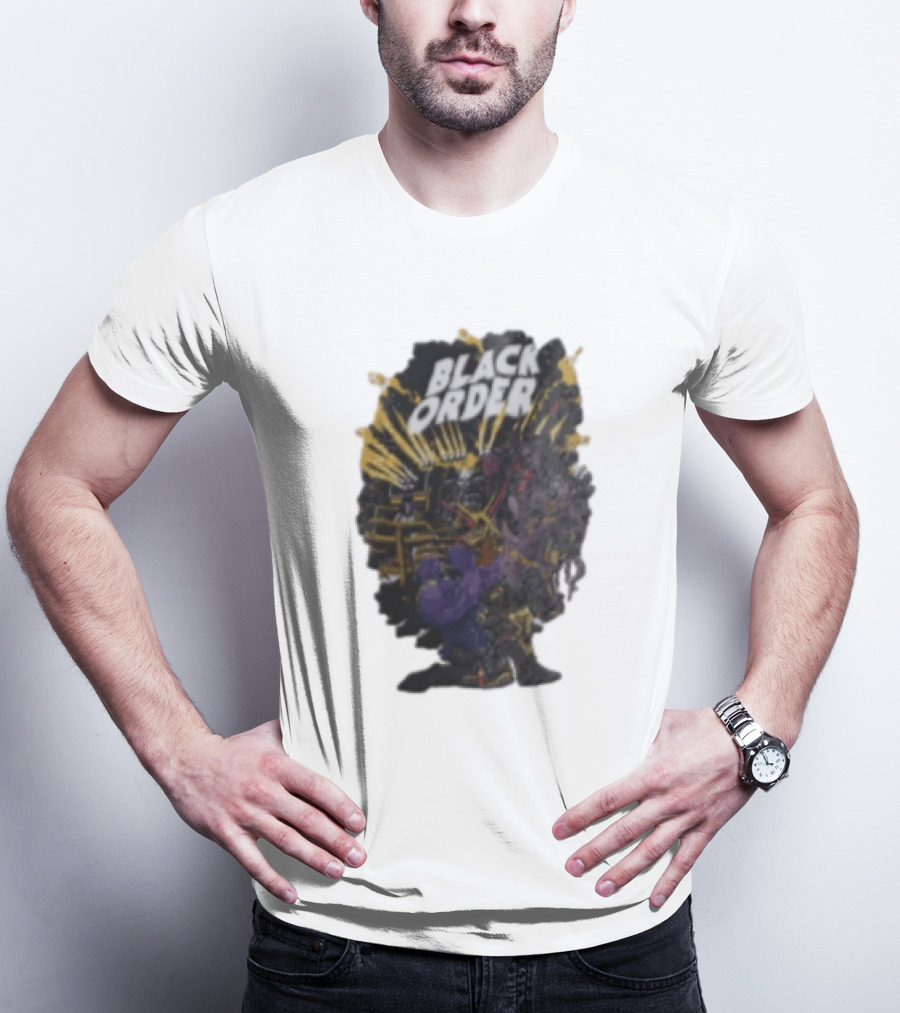Black Order Thanos And The Children Of Thanos Rock Band Graphic Novel T-Shirt