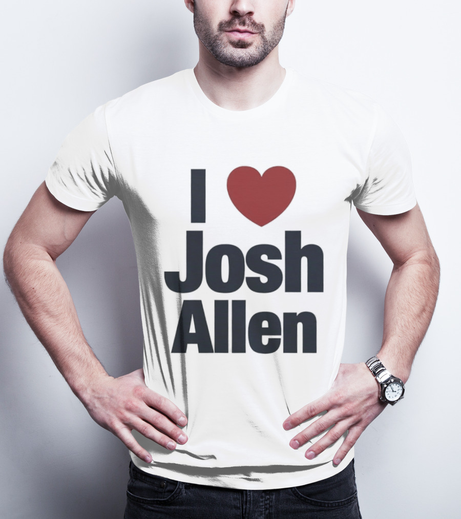 Buffalo Bills Fan I Heart Josh Allen T-Shirt
