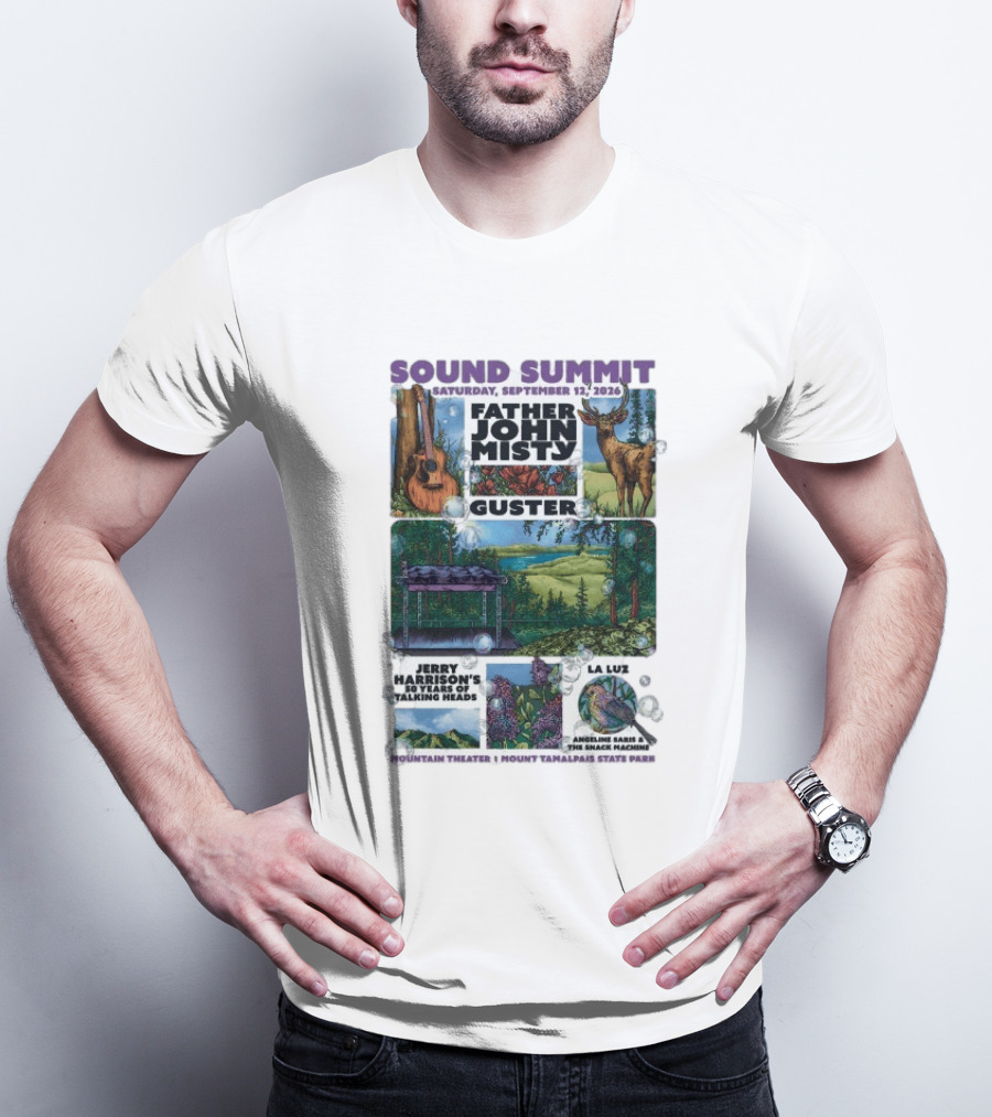 Sound Summit 2026 Father John Misty Guster Marin County MD September 12 Mountain Theater T-Shirt