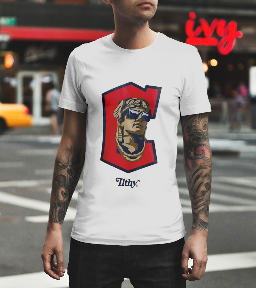 Guardians ILTHY Bold Warrior Statue With Sunglasses T-Shirt