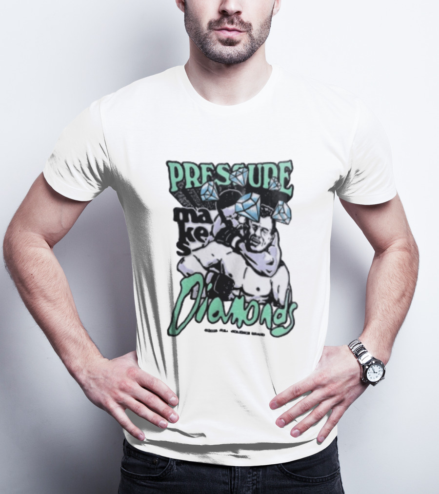 Pressure Makes Diamonds MMA Fighter Combat Sport T-Shirt