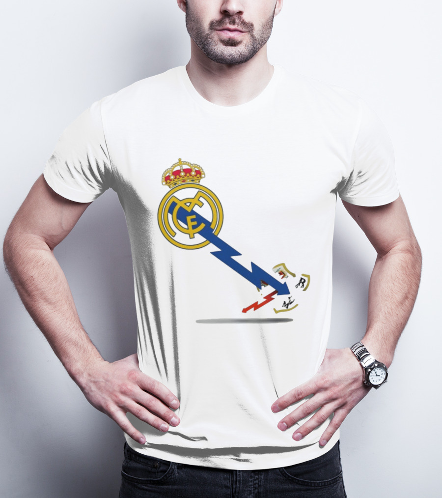 Real Madrid CF Lightning Strike Emblem MCF T-Shirt