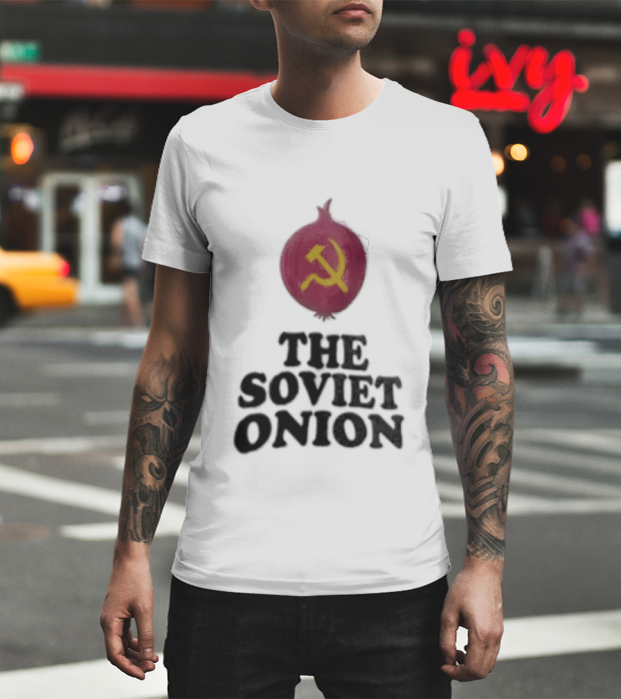 The Soviet Onion Hammer And Sickle T-Shirt