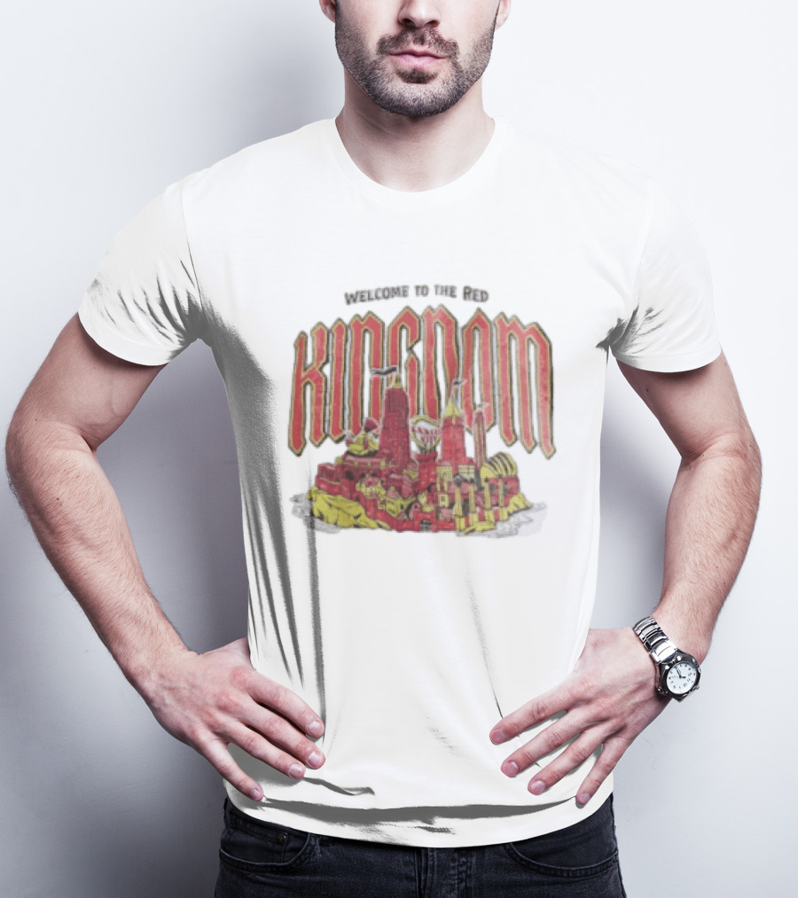 Welcome To The Red Kingdom Cityscape T-Shirt