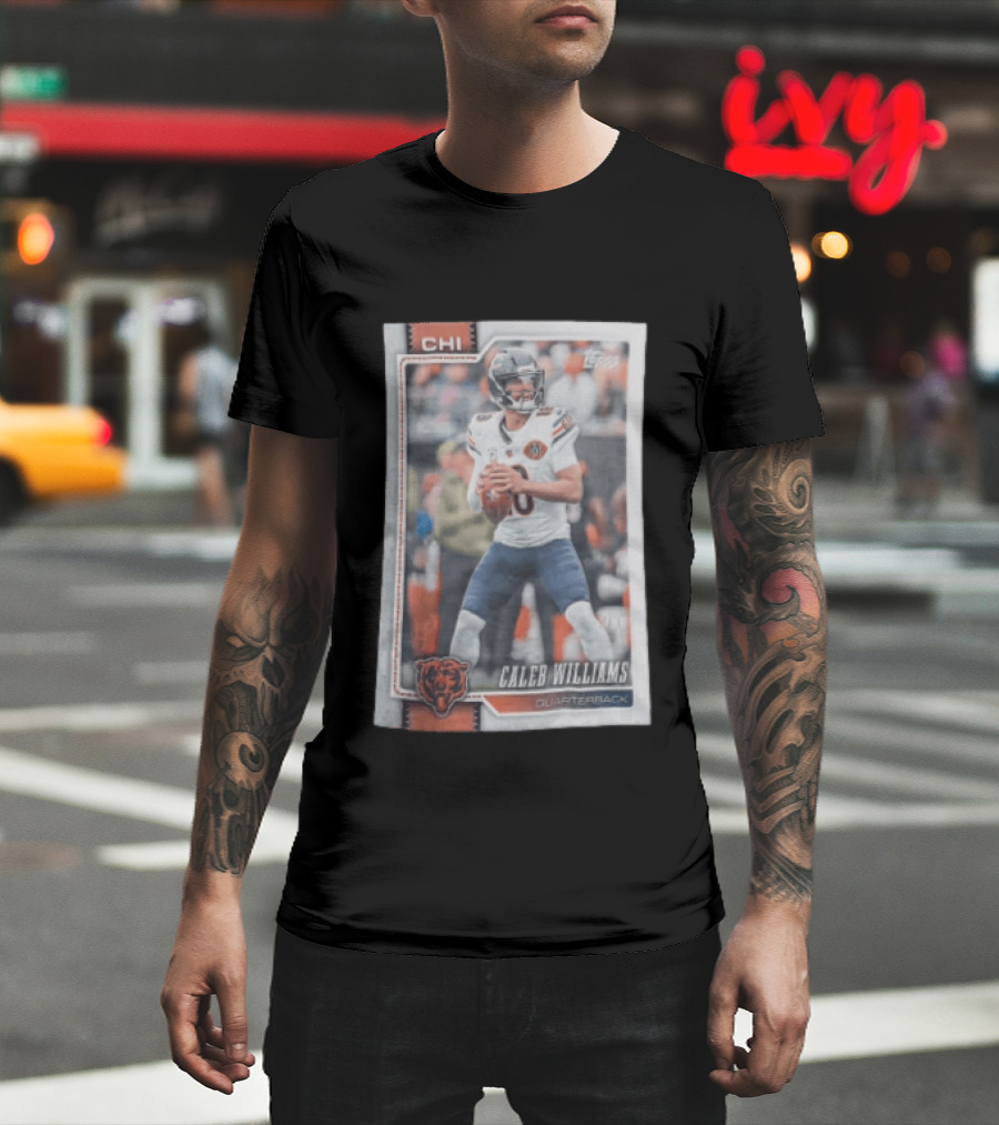 2026 Topps Caleb Williams Chicago Bears Quarterback Trading Card T-Shirt