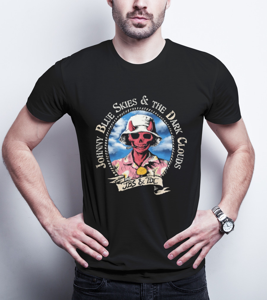 Johnny Blue Skies And The Dark Clouds JBS & TDC Panama Devil T-Shirt