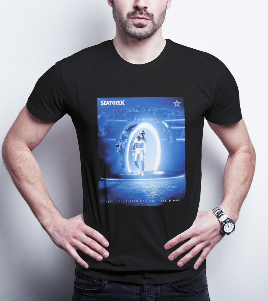 Seatgeek Dallas Vs New York Giants MetLife Stadium September 13 2026 24 Hrs Countdown T-Shirt