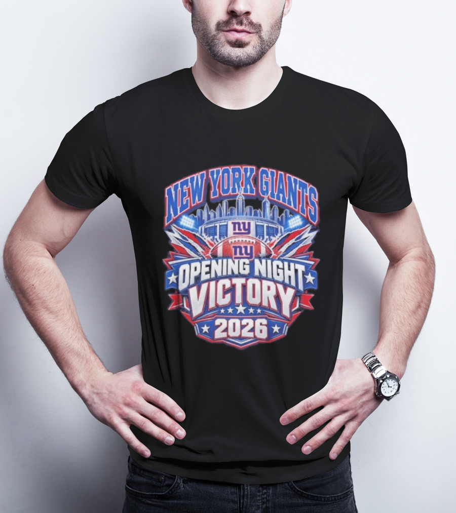 New York Giants 2026 Opening Night Victory T-Shirt