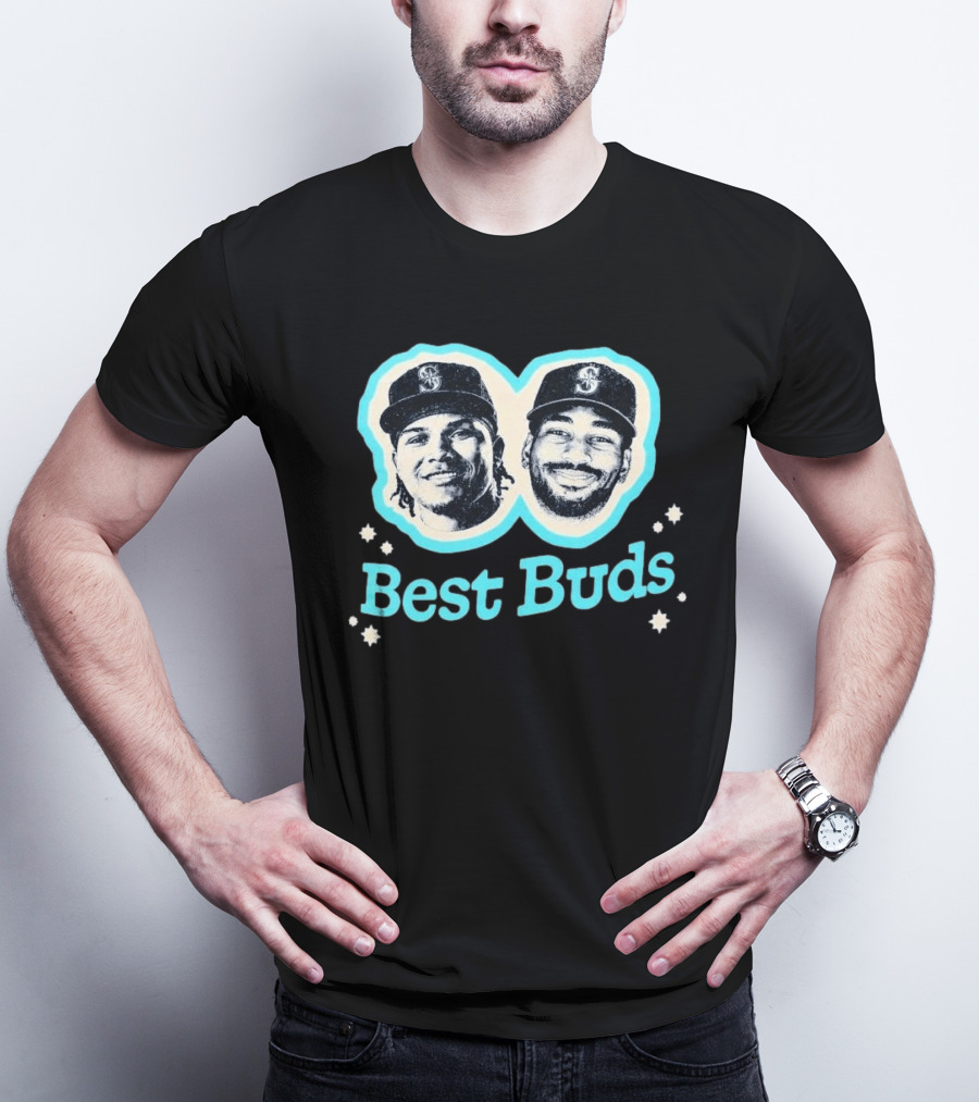 Michael Arroyo Lázaro Montes Best Buds Seattle Baseball Duo T-Shirt