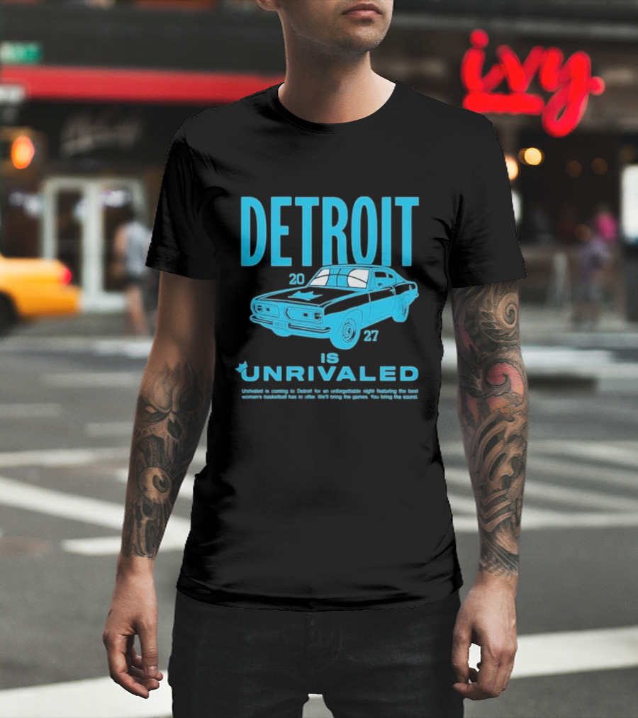Detroit 2027 Is Unrivaled Season 3 Car Tour T-Shirt