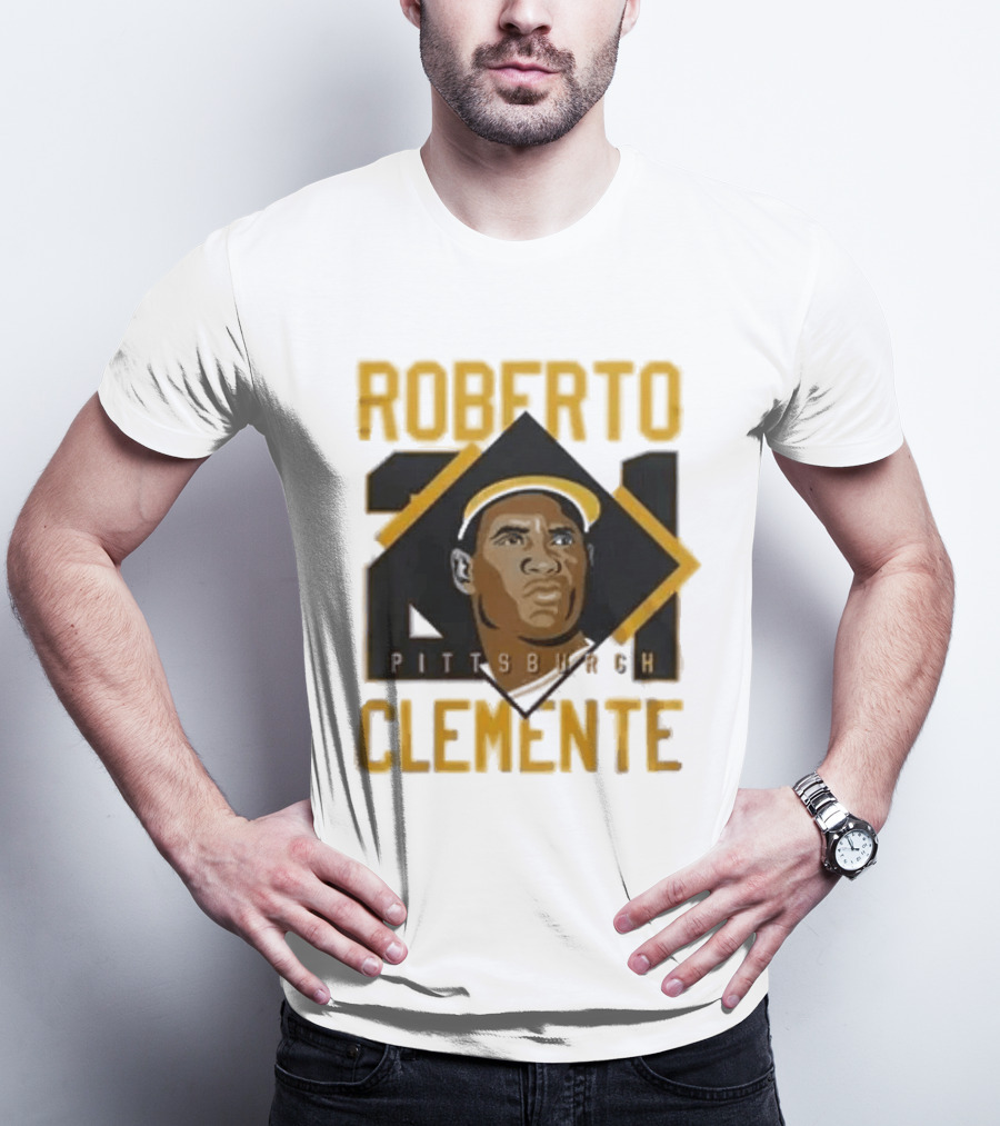Roberto Clemente 21 Pittsburgh Pirates Iconic Baseball Legend T-Shirt