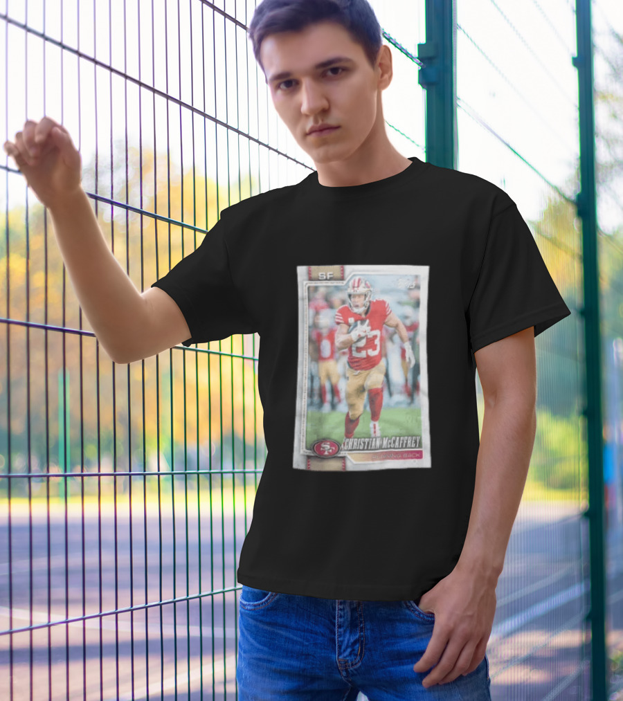 2026 Topps Christian McCaffrey SF 49ers Running Back Card T-Shirt