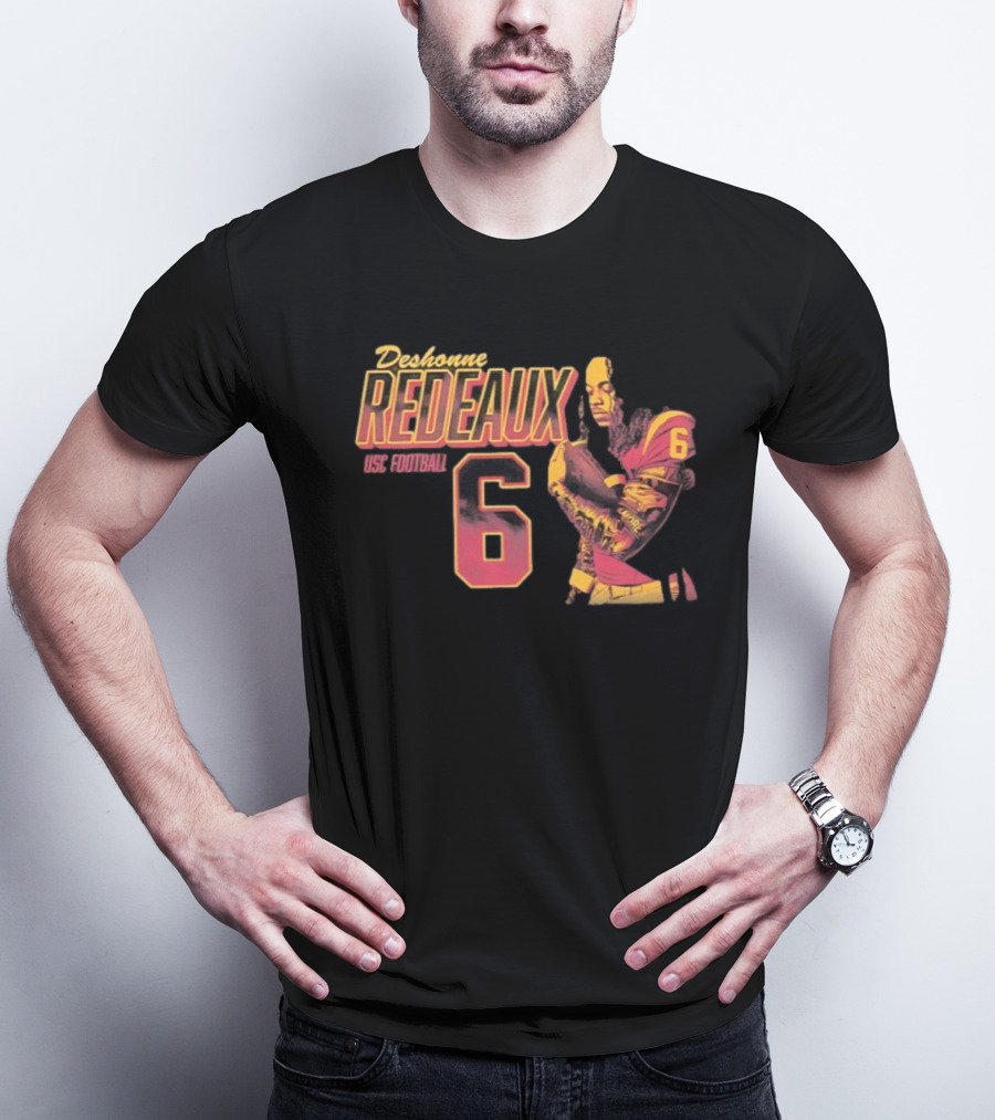 Deshonne Redeaux USC Football Number 6 T-Shirt