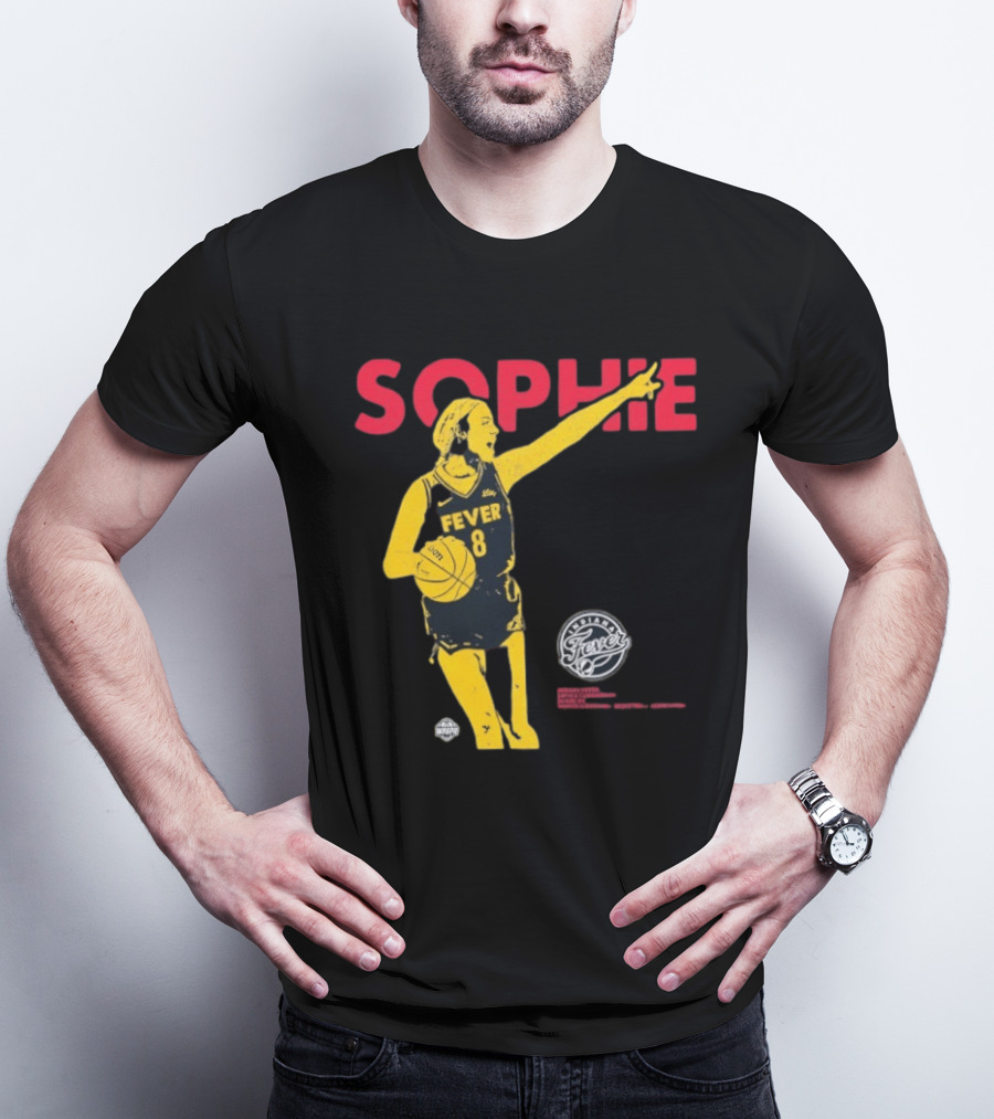 Sophie Cunningham Indiana Fever Basketball Number 8 T-Shirt