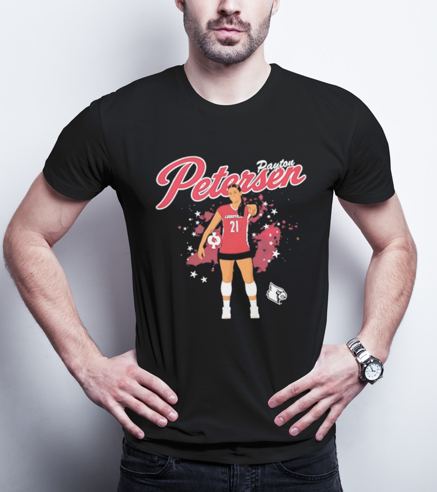 Payton Petersen Louisville Cardinals 21 Volleyball Sportswear T-Shirt