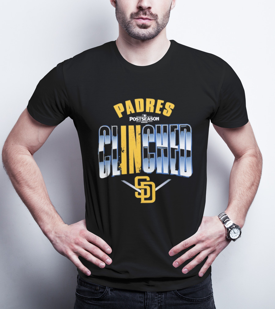 San Diego Padres 2026 MLB Postseason Clinched Padres Postseason Clinched SD T-Shirt