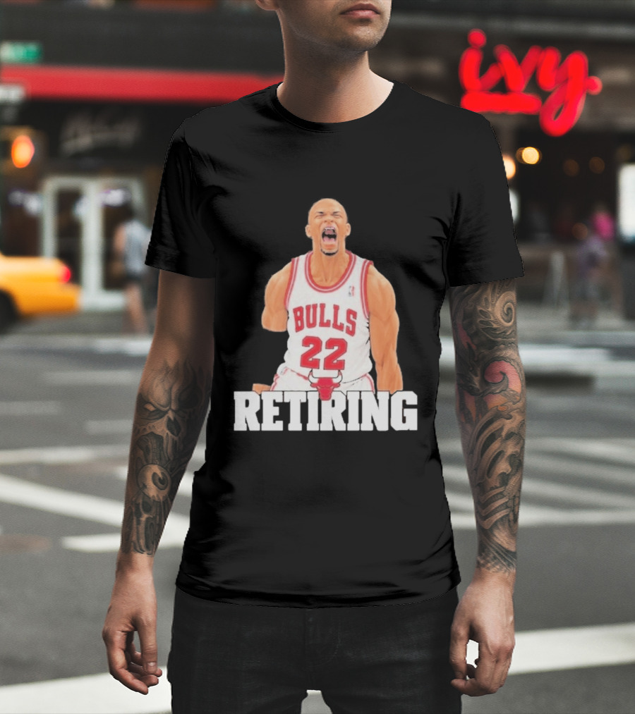 Taj Gibson 22 Bulls Retiring Iconic Moment T-Shirt