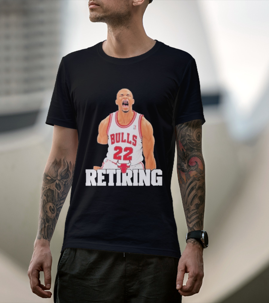 Taj Gibson 22 Bulls Retiring Iconic Moment T-Shirt