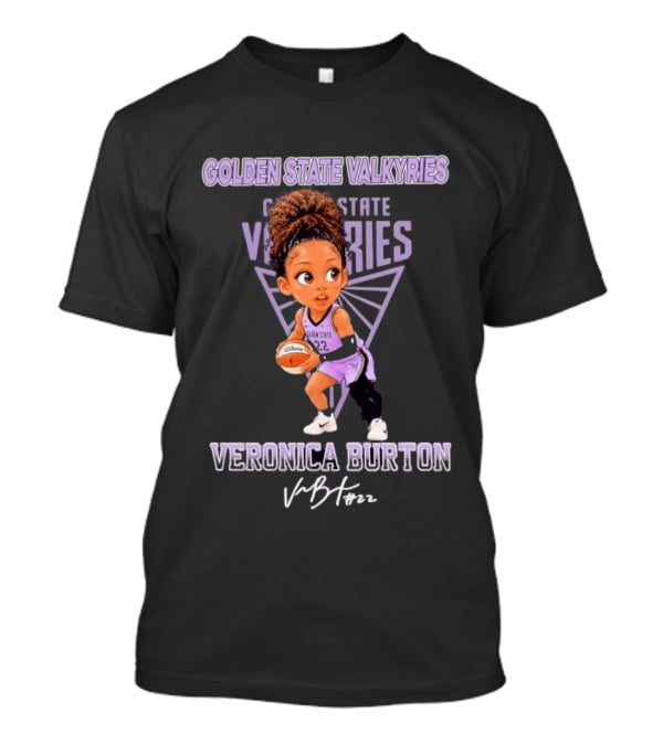 Golden State Valkyries Veronica Burton No 22 Chibi T-Shirt