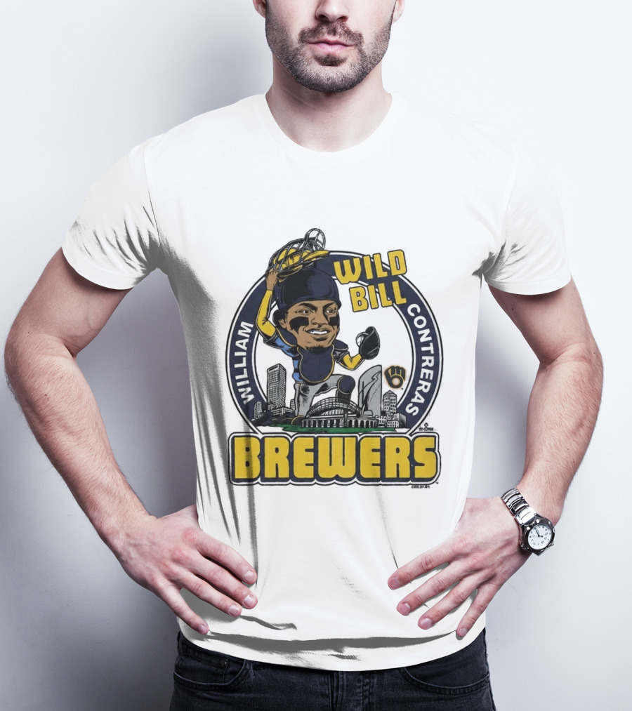 Milwaukee Brewers Wild Bill William Contreras Baseball 2026 T-Shirt