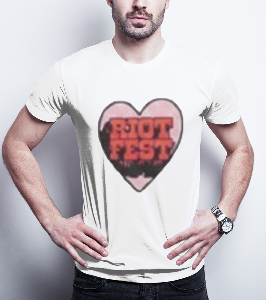 Riot Fest 2026 Chicago September 18 20 Heart T-Shirt