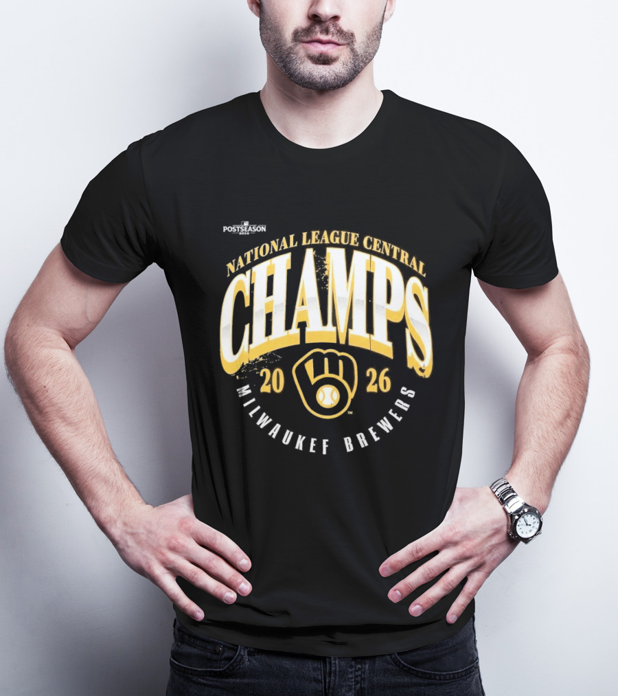 Milwaukee Brewers 2026 National League Central Champs T-Shirt