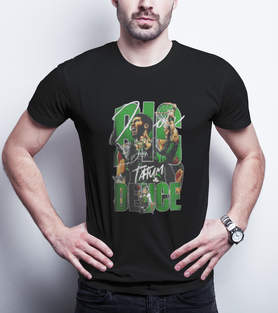 Boston Celtics Tatum Big Deuce Dunking T-Shirt