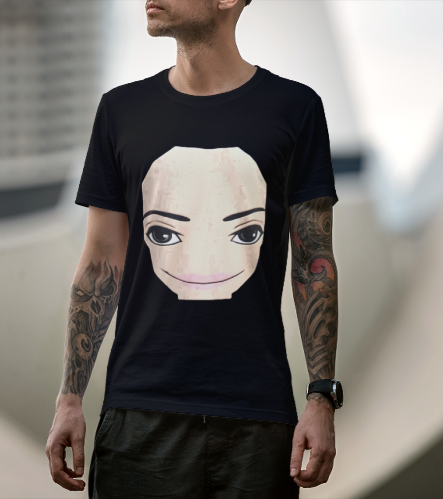 Roblox Avatar Smirking Face Female T-Shirt