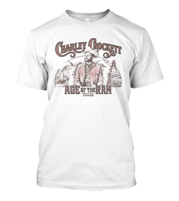 Charley Crockett Age Of The Ram Tour 2026 With Special Guest Durand Jones And The Indications T-Shirt