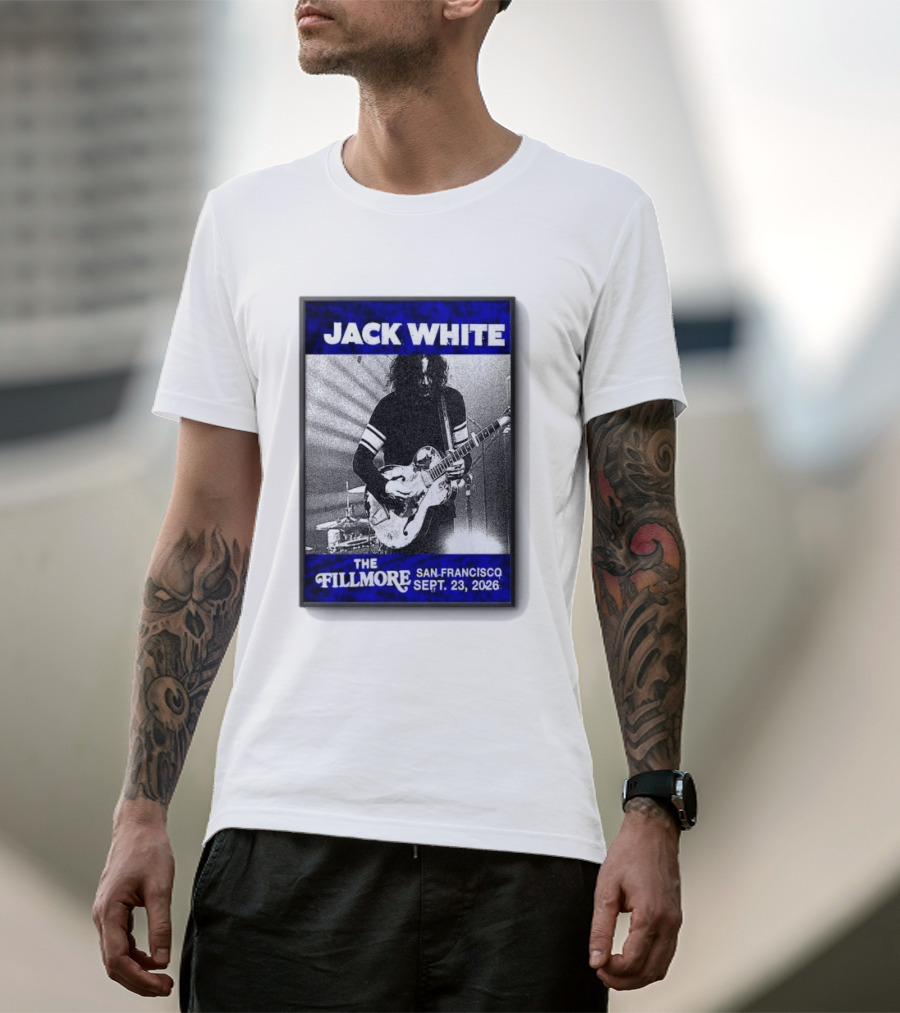 Jack White The Fillmore San Francisco September 23 2026 T-Shirt