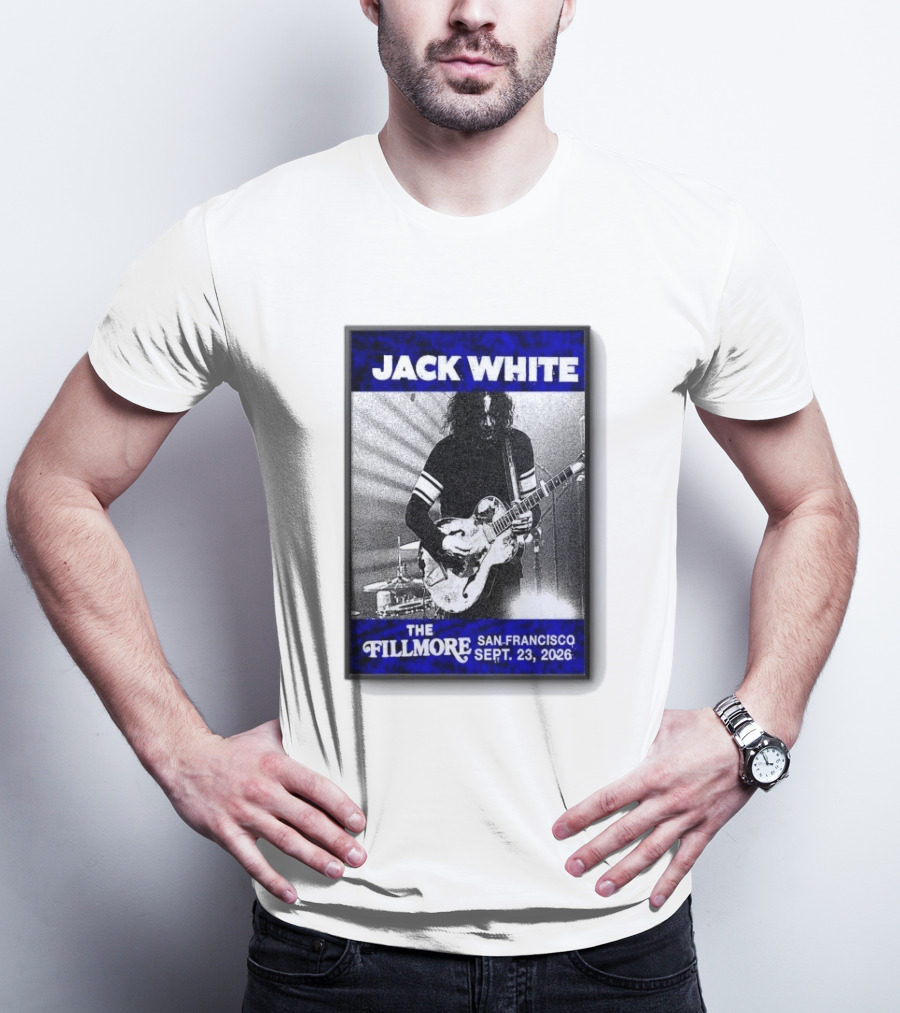 Jack White The Fillmore San Francisco September 23 2026 T-Shirt