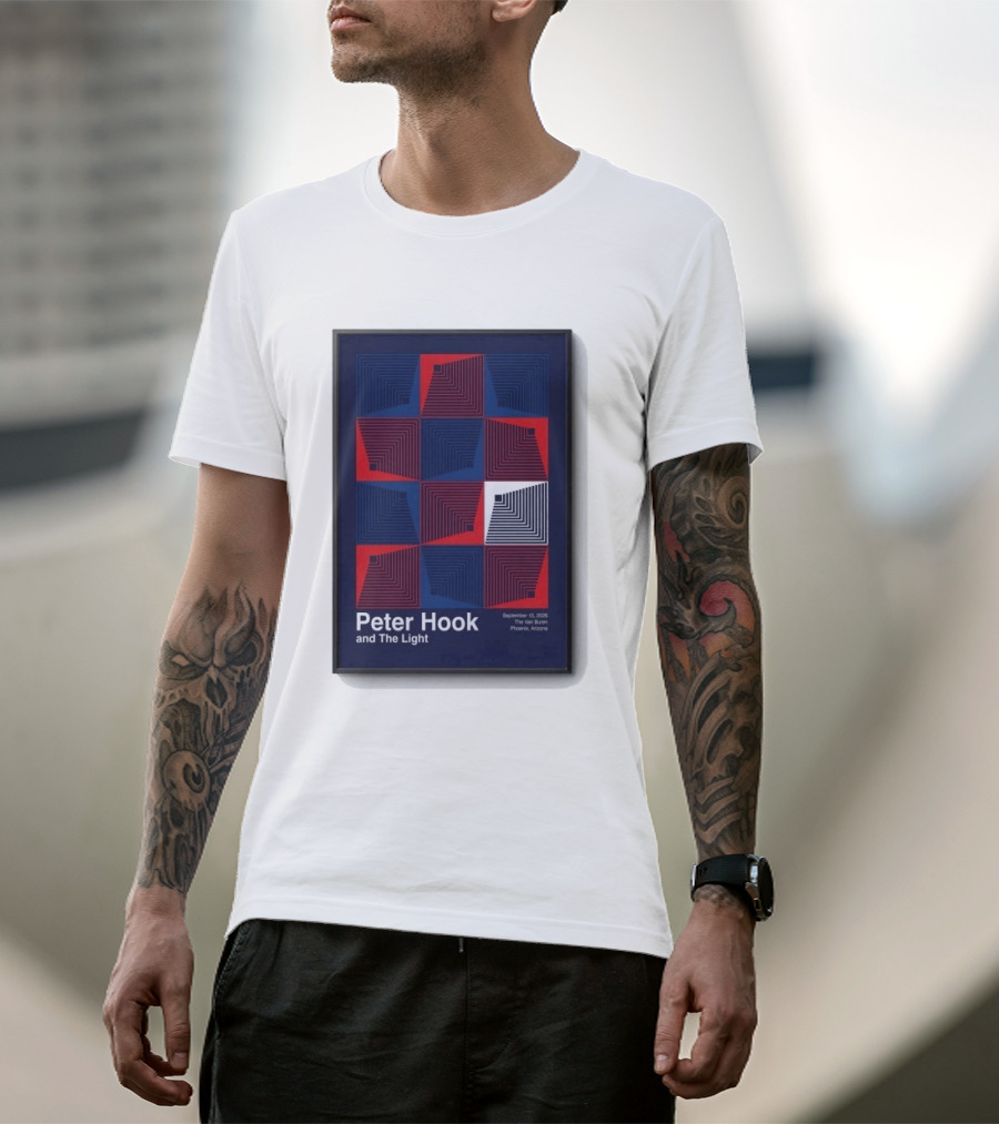 Peter Hook And The Light September 15 2026 The Van Buren Phoenix Arizona T-Shirt