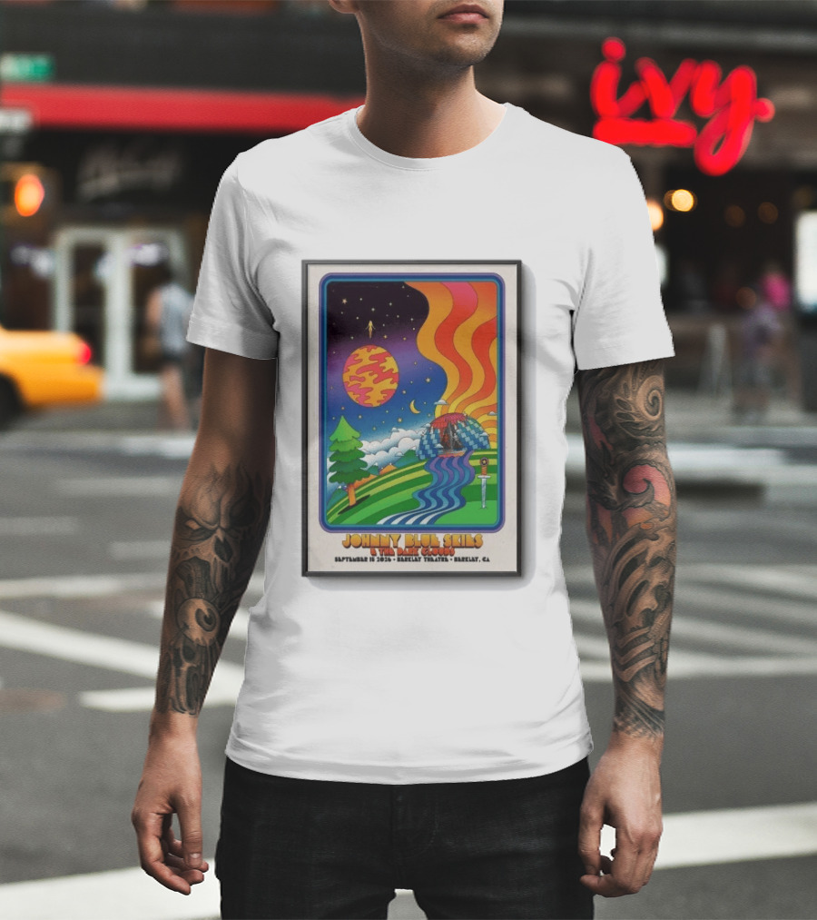 Johnny Blue Skies And The Dark Clouds Berkeley Theatre September 15 2026 Berkeley CA T-Shirt